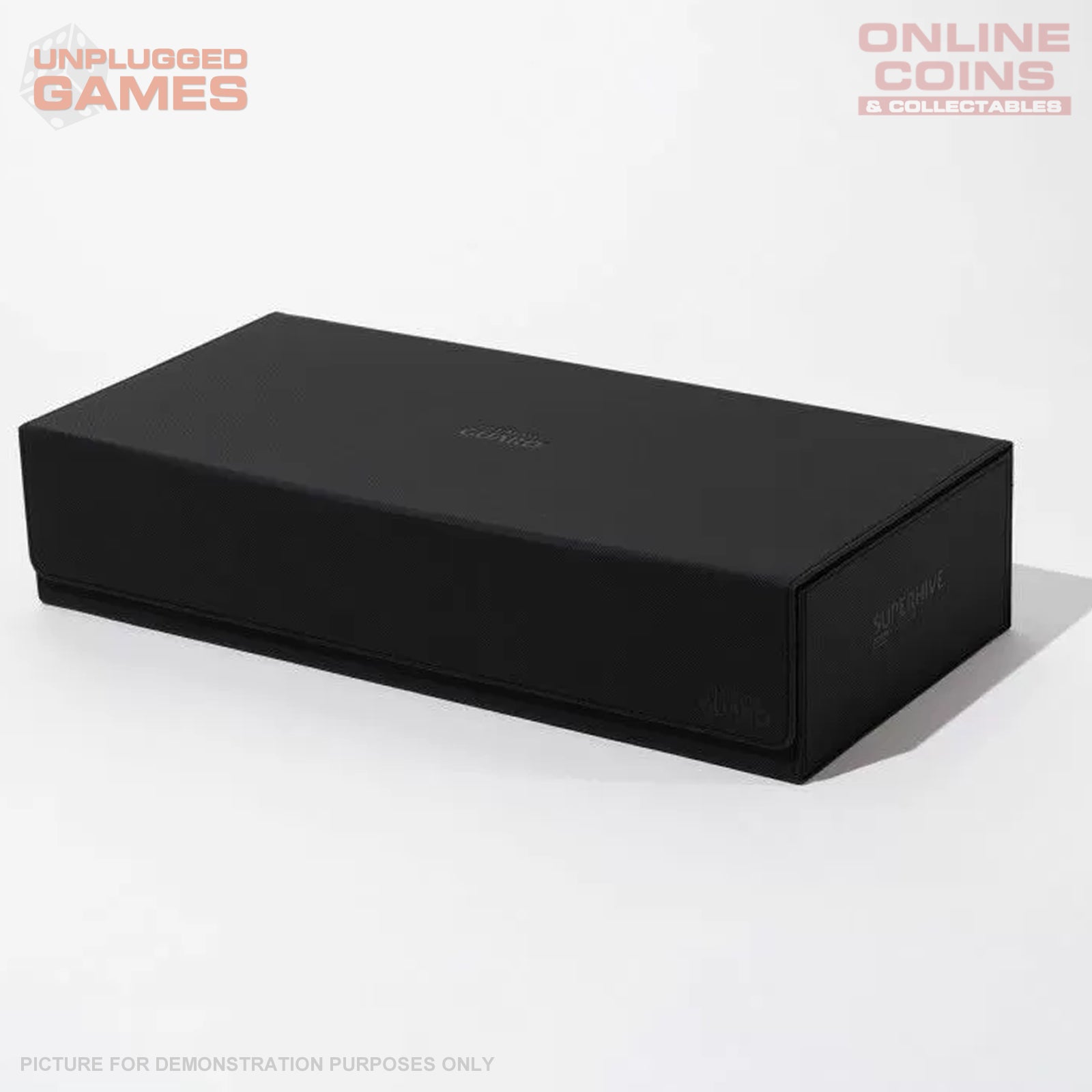 Ultimate Guard Superhive 550+ XenoSkin Monocolor Black Deck Box ...