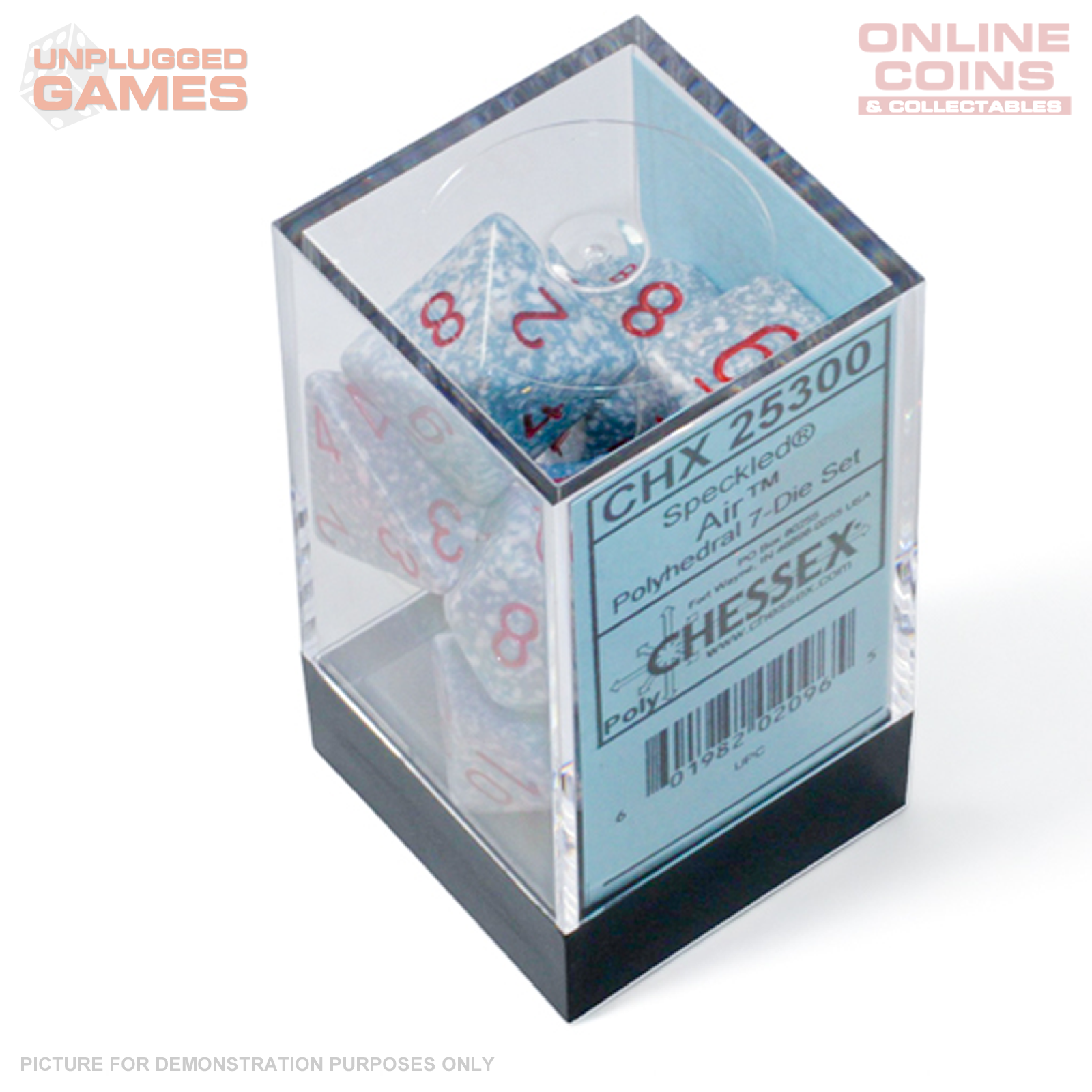 Chessex D7-Die Set Speckled Polyhedral Air 7-Die Set – Online Coins and ...