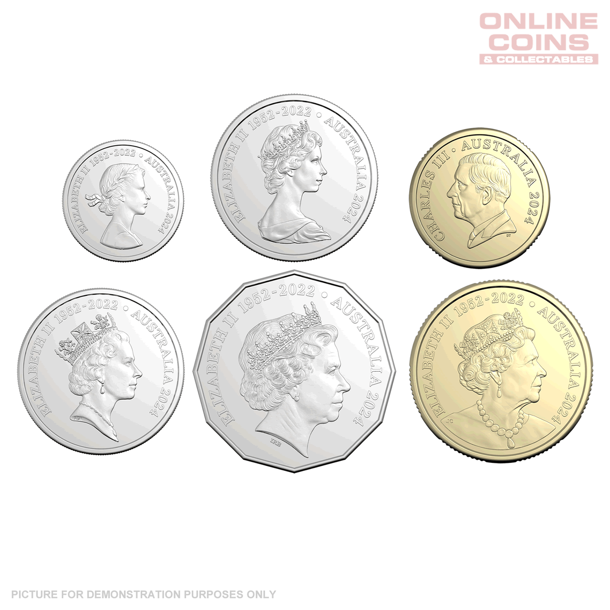 2024 Six Coin Uncirculated Year Set - Change of Monarch – Online Coins ...