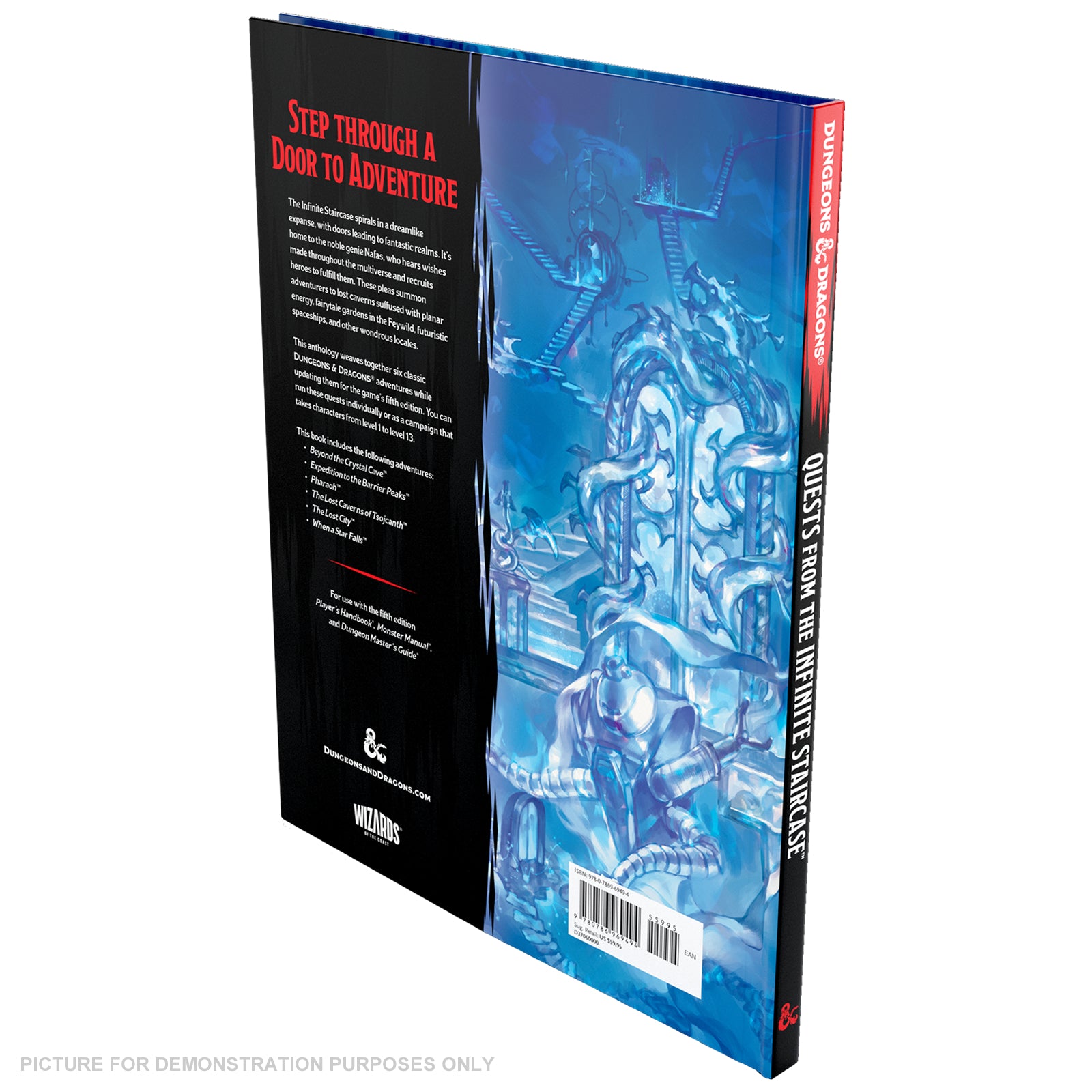 D&D Dungeons & Dragons Quests from the Infinite Staircase Hardcover ...