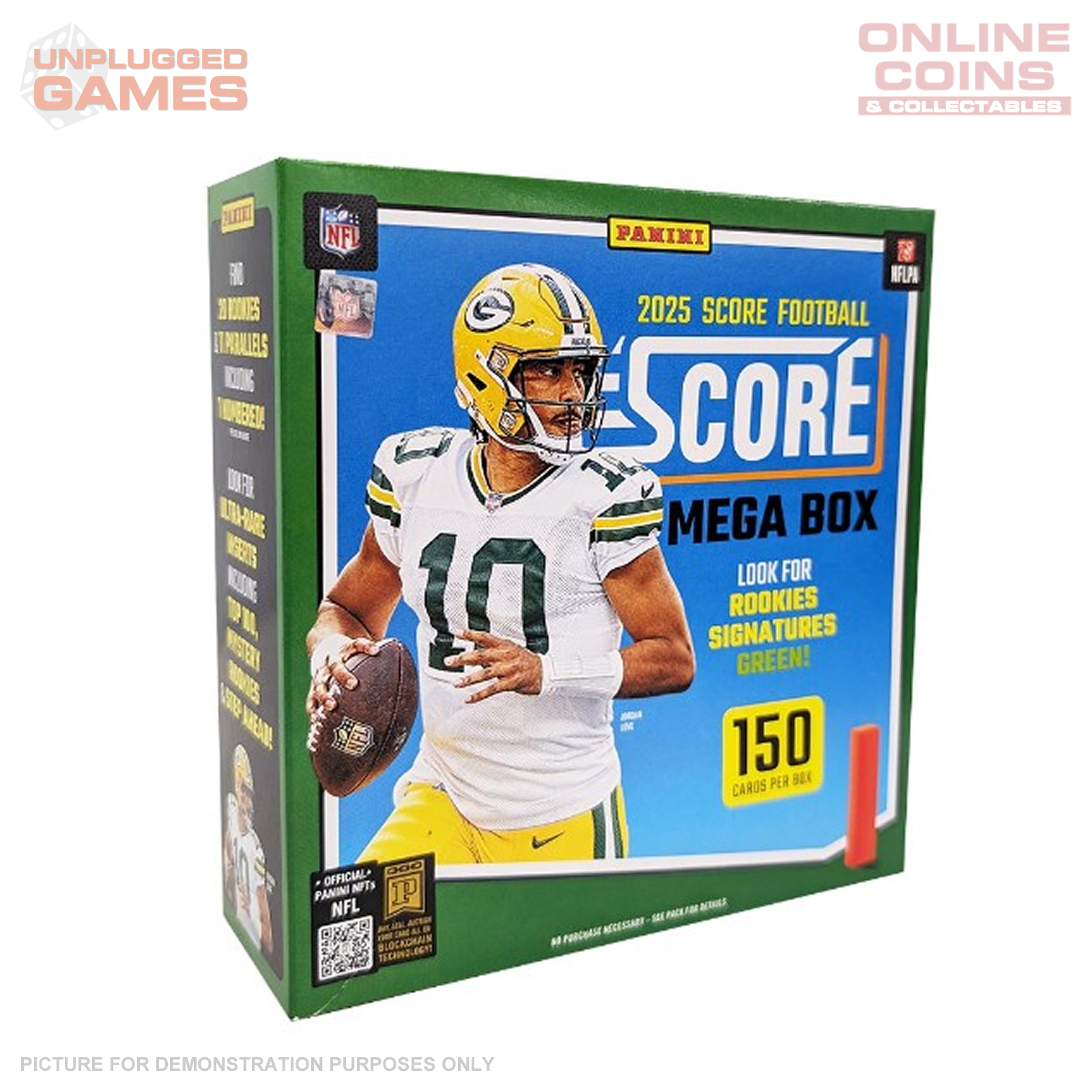 Panini Score 2025 NFL Football Mega Box – Online Coins and Collectables