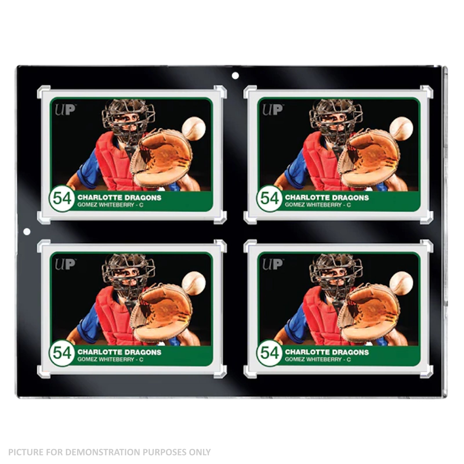Ultra Pro One-Touch 35pt 4 Card Holder - Black Border – Online Coins ...