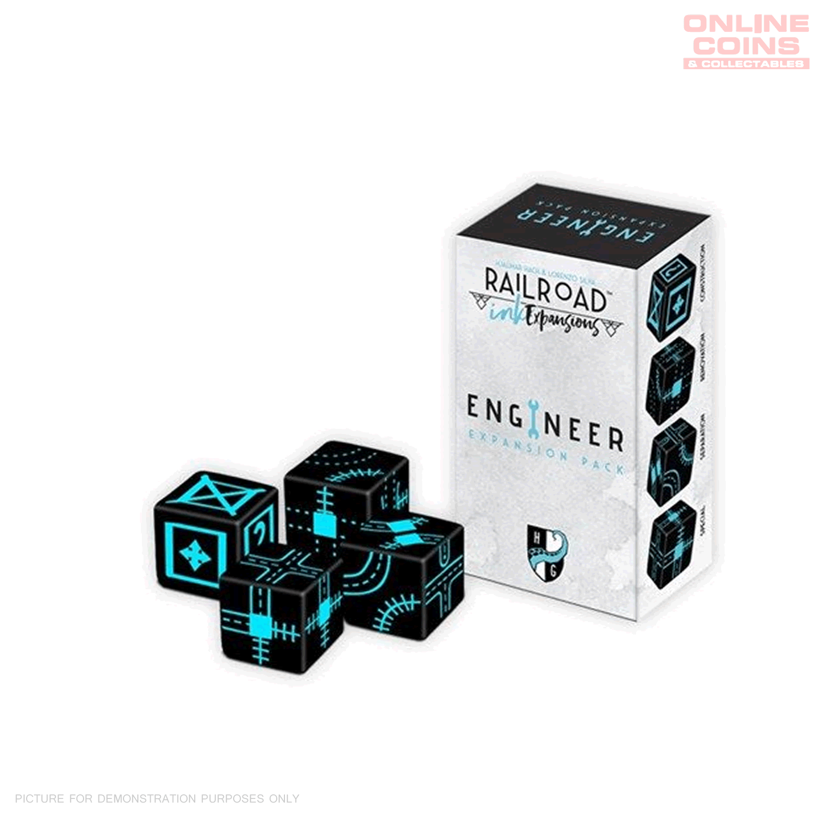 Railroad Ink - Challenge Dice Expansion - Engineer Pack – Online Coins ...